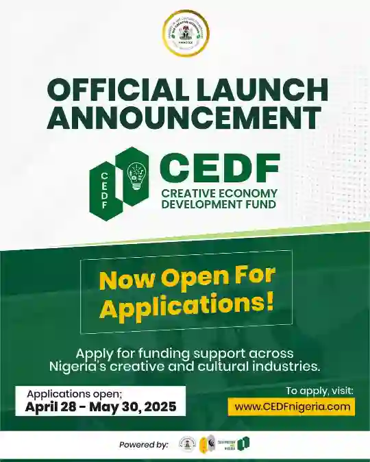 Apply: Creative Economy Development Fund (CEDF) Open for Applications